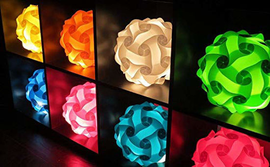 GetUSCart- Lightingsky DIY IQ Jigsaw Puzzle Lamp Shade Ceiling Pendant ...