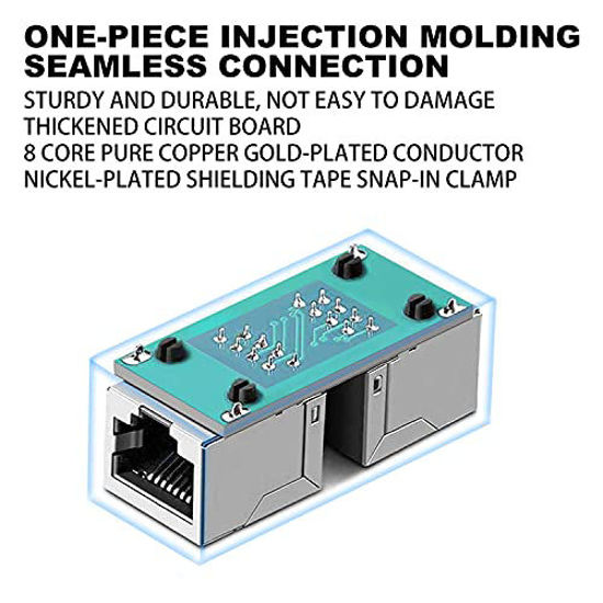 GetUSCart- RJ45 Coupler Dingsun in-Line Coupler Cat7 Cat6 Cat5 Cat5e ...