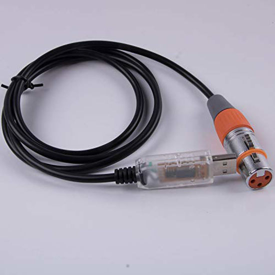 GetUSCart- USB to DMX Interface Adapter LED DMX512 Studio Computer PC ...