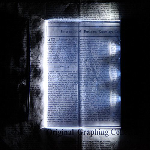 GetUSCart- Mzcurse LED Lightwedge Reading Lamp Night Vision Flat Plate ...