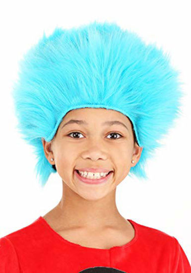 GetUSCart- Dr. Seuss Thing 1 & Thing 2 Plush Costume Wig for Kids