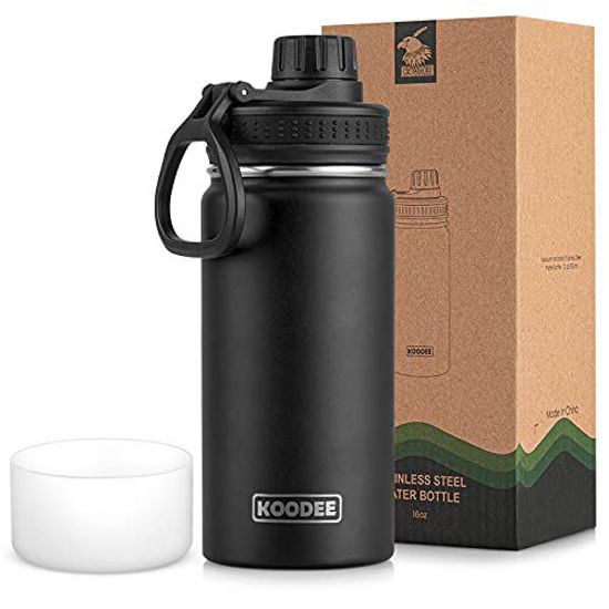 GetUSCart- Koodee Kids Water Bottle 16 oz Stainless Steel Triple Wall ...