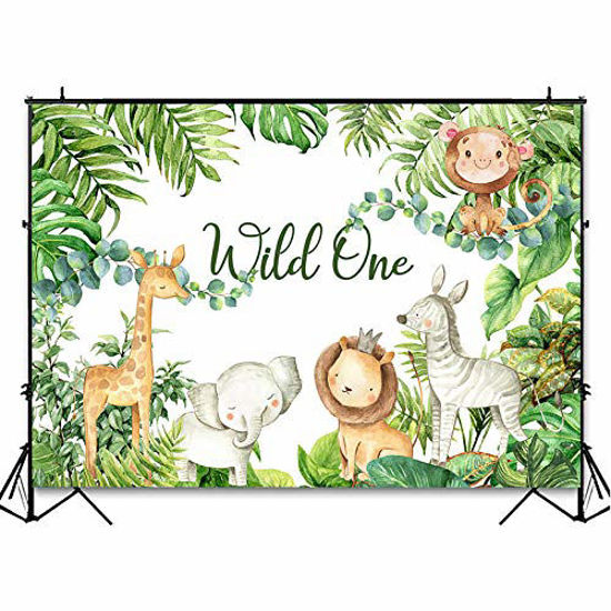 GetUSCart- Avezano Safari Animals Wild One Backdrop for Boy Jungle ... GetUSCart- Avezano Safari Animals Wild One Backdrop for Boy Jungle ...