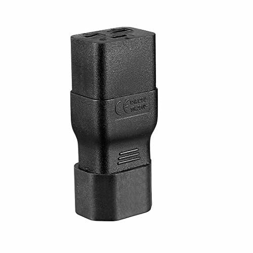 GetUSCart- uxcell AC125V 15A/AC250V 10A IEC320 Male C14 to Female C19 ...