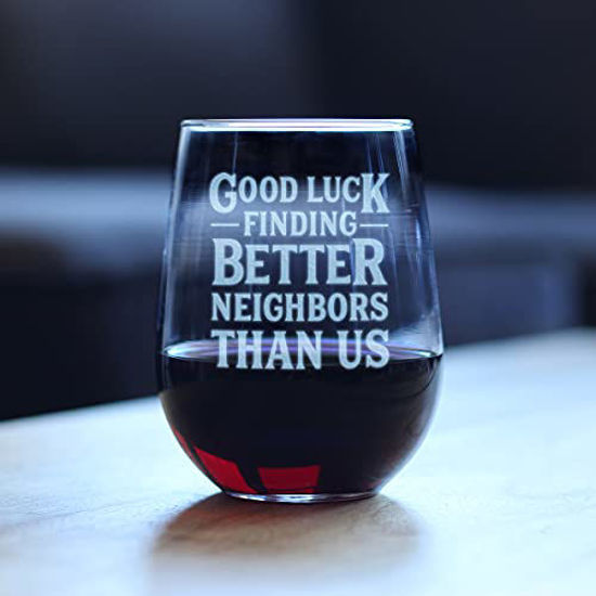 GetUSCart- Good Luck Finding Better Neighbors Than Us - Stemless Wine ...