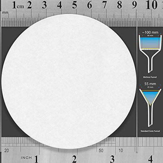 GetUSCart- 9 cm Lab Filter Paper, Standard Qualitative Grade 4 ...