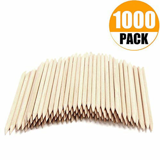 GetUSCart- Onwon 1000 Pieces Orange Wood Sticks - Double Sided Nail Art ...