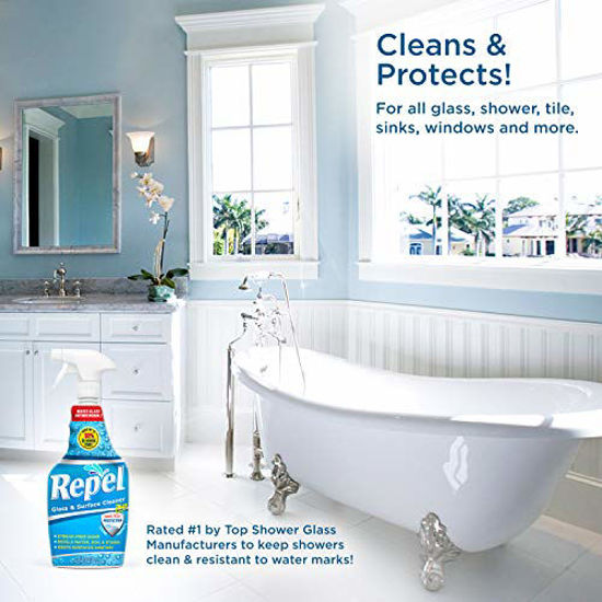 GetUSCart- REPEL Glass & Surface Cleaner 25 fl. oz. - Cleans & Repels ...