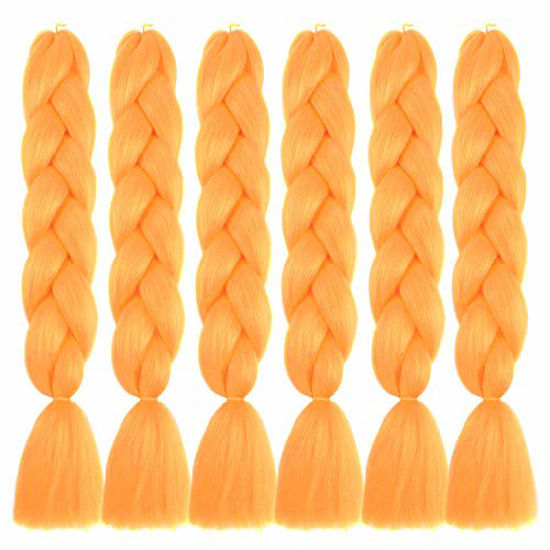 GetUSCart- SHUOHAN 6 Packs Kanekalon Ombre Jumbo Braiding Hair ...