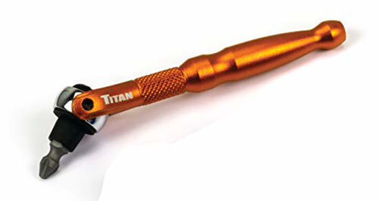 GetUSCart- Titan Tools 11323 1/4-Inch Drive x 4-Inch 90-Tooth Swivel ...