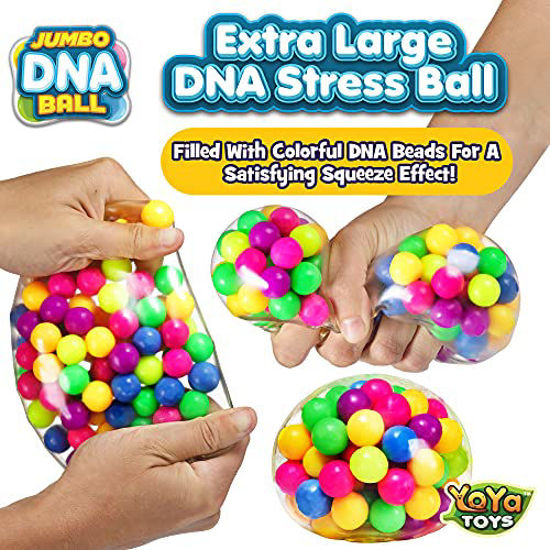 GetUSCart- YoYa Toys The Original Jumbo DNA Ball | Colorful Fidget ...