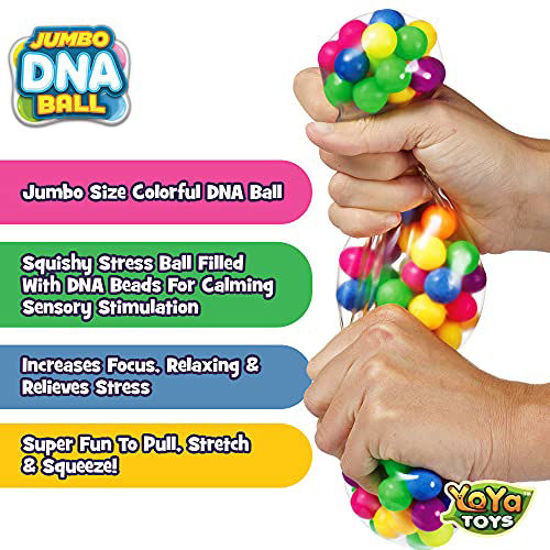 GetUSCart- YoYa Toys The Original Jumbo DNA Ball | Colorful Fidget ...