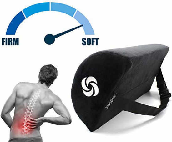 GetUSCart- Samsonite - Half Moon Lumbar Support Pillow, Elevates ...