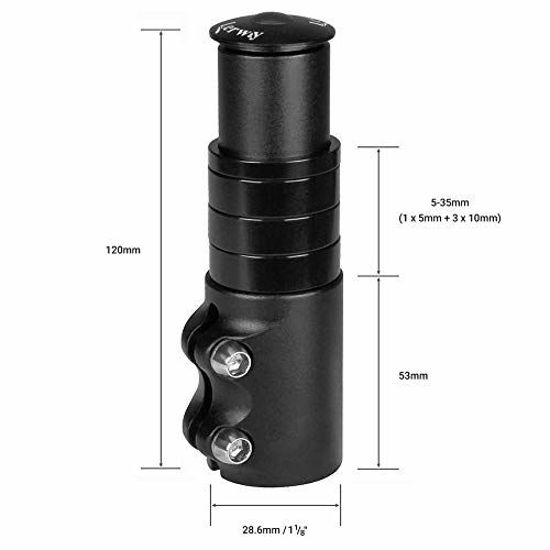 GetUSCart- LERWAY Bike Stem Riser Extender MTB Handlebar Stem Adapter ...