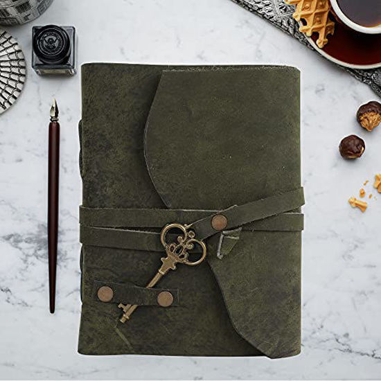 GetUSCart- TUZECH Vintage Leather Journal Writing Notebook Handmade ...