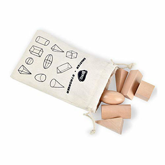 GetUSCart- 3D Shapes Guess Game - Solid Figures Geometry Miniature Set ...