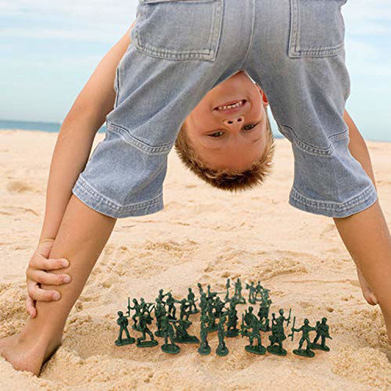 GetUSCart- HAPTIME 100 Pcs Various Pose Toy Soldiers Figures, Army Men ...