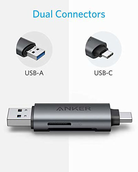 GetUSCart- Anker USB-C and USB 3.0 SD Card Reader, PowerExpand+ 2-in-1 ...
