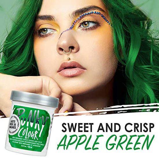GetUSCart- Punky Apple Green Semi Permanent Conditioning Hair Color ...