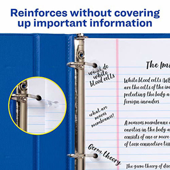 GetUSCart- Avery Self-Adhesive Hole Reinforcement Stickers, 1/4 ...