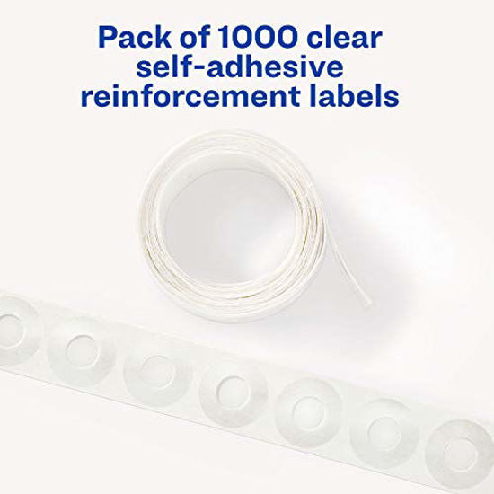 GetUSCart- Avery Self-Adhesive Hole Reinforcement Stickers, 1/4 ...
