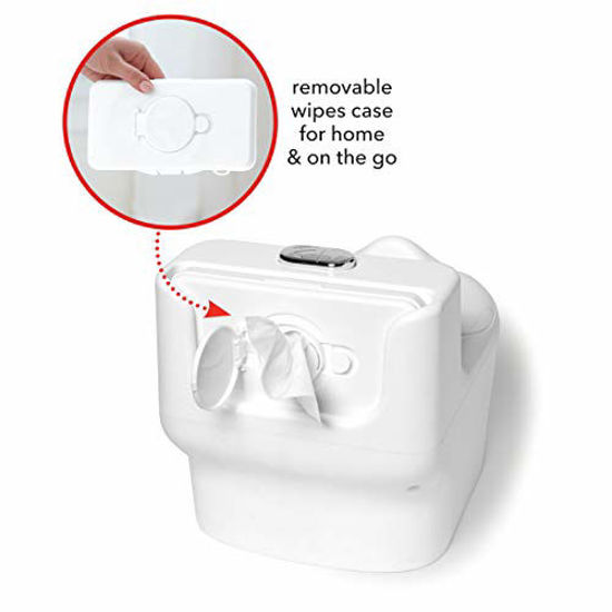 GetUSCart- Skip Hop Potty Training Toilet with Wipes Dispenser, White
