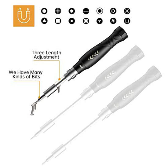 GetUSCart- Precision Screwdriver Set, Laptop Tool Kit, JAKEMY 164 in 1 ...