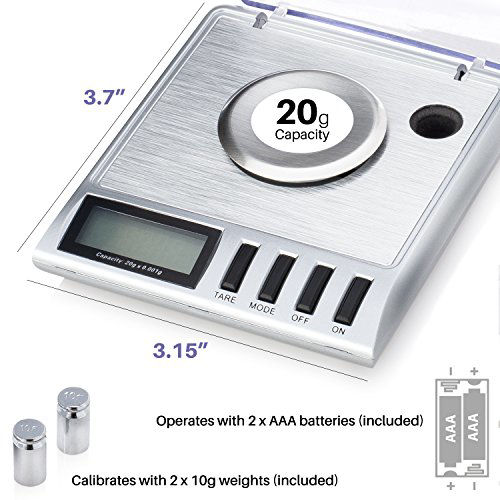 GetUSCart- Smart Weigh GEM20- 20g x 0.001 Grams, High Precision Digital ...