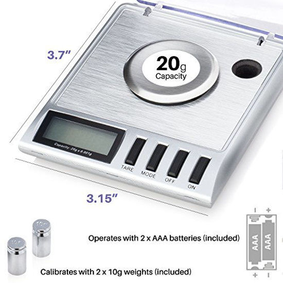 GetUSCart- Smart Weigh GEM20- 20g x 0.001 Grams, High Precision Digital ...
