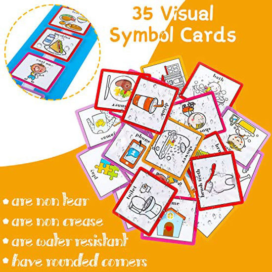 GetUSCart- 35 Pieces Visual Schedule Cards for Kids Routine Cards Home ...
