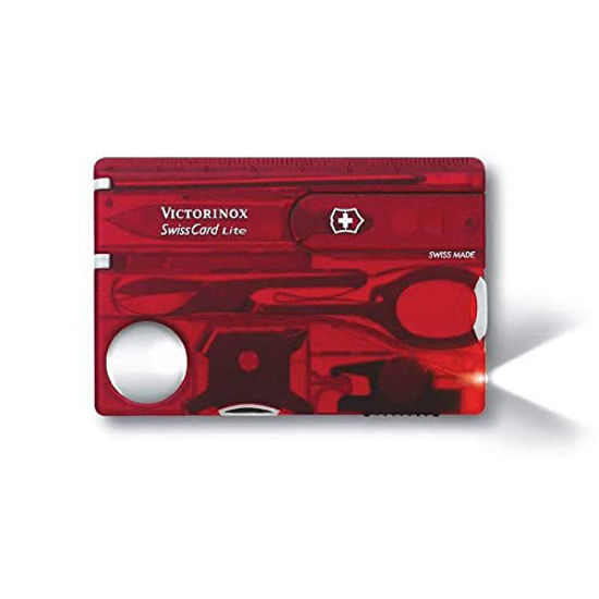GetUSCart- Victorinox SwissCard, Lite Rubin Transparent