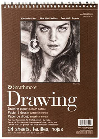 GetUSCart- Strathmore (400-4 400 Series Drawing Pad, 9"x12", Ivory ...