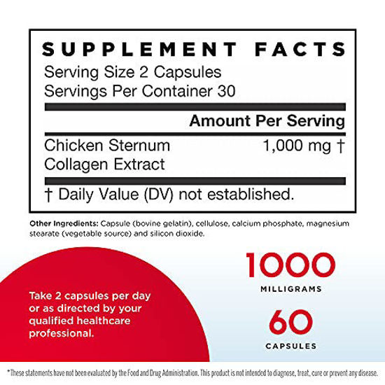 GetUSCart- Jarrow Formulas Type II Collagen Complex 500 mg - 60 ...