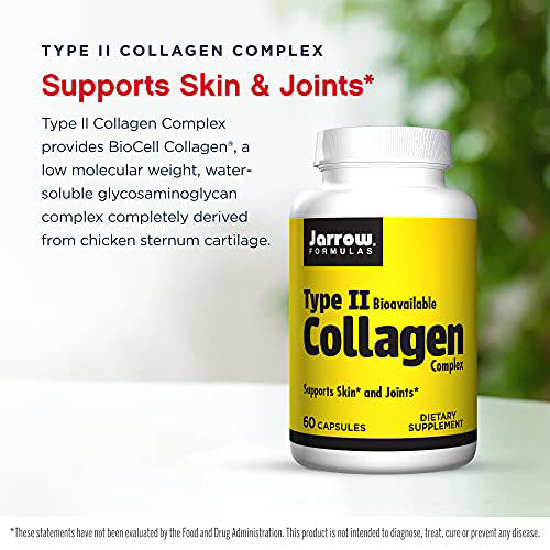 GetUSCart- Jarrow Formulas Type II Collagen Complex 500 mg - 60 ...