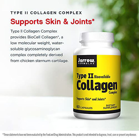 GetUSCart- Jarrow Formulas Type II Collagen Complex 500 mg - 60 ...