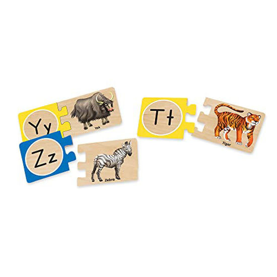 GetUSCart- Melissa & Doug Self-Correcting Alphabet Wooden Puzzles With ...