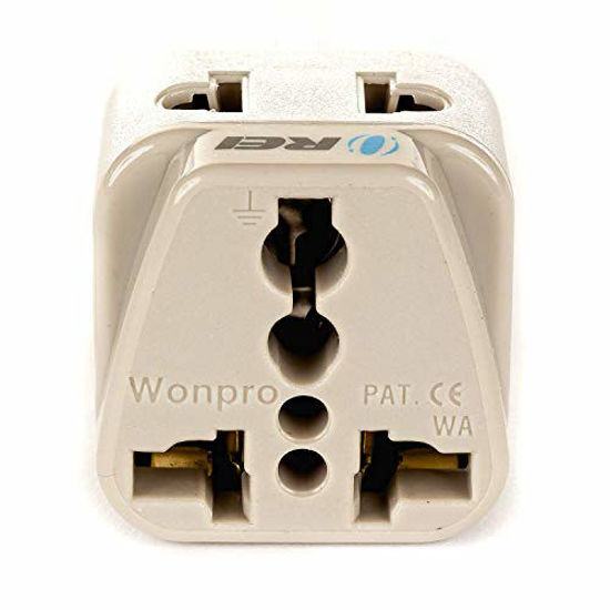 GetUSCart- Orei Grounded Universal 2 in 1 Plug Adapter Type D for India ...