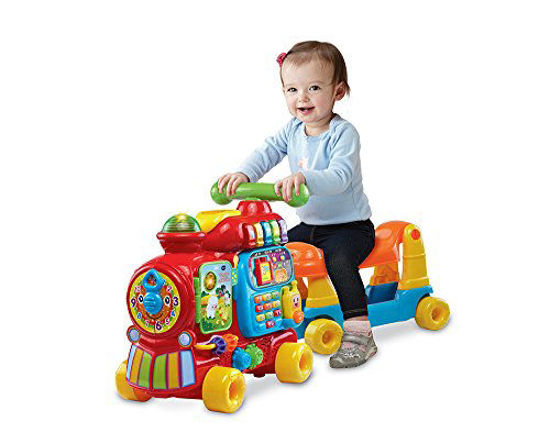 GetUSCart- VTech Sit-to-Stand Ultimate Alphabet Train, Red