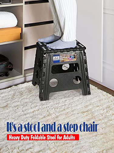 GetUSCart- Acko Folding Step Stool 13 inch Heavy Duty Plastic Foldable ...