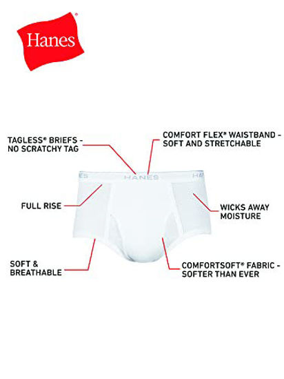 Getuscart Hanes Mens Tagless Briefs With Comfortflex Waistband