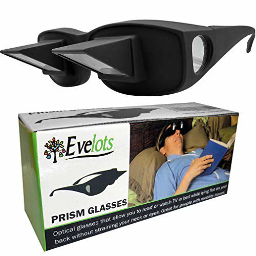 Getuscart Evelots Bed Prism Glasses Read Watch Tv Lying Down Use Over