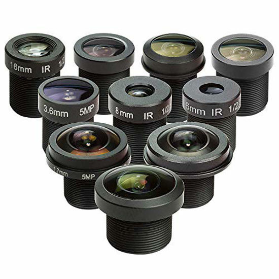 GetUSCart- Arducam M12 Lens Set, Lens for Raspberry Pi Camera (1/4 ...