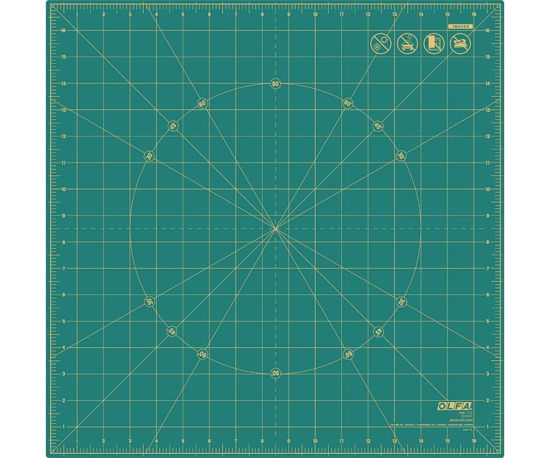 GetUSCart- OLFA 17" x 17" Rotating Cutting Mat (RM-17S) - Self Healing ...