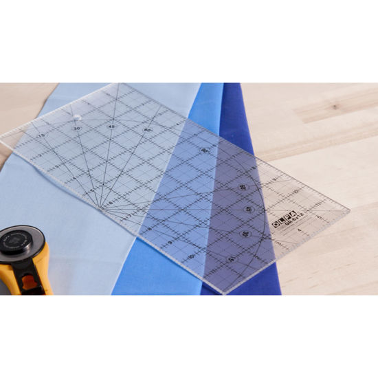 GetUSCart- OLFA 6" x 12" Frosted Advantage Acrylic Ruler (QR-6x12 ...