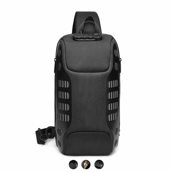 GetUSCart- OZUKO Anti-Theft Waterproof Shoulder Backpack Sling Chest ...