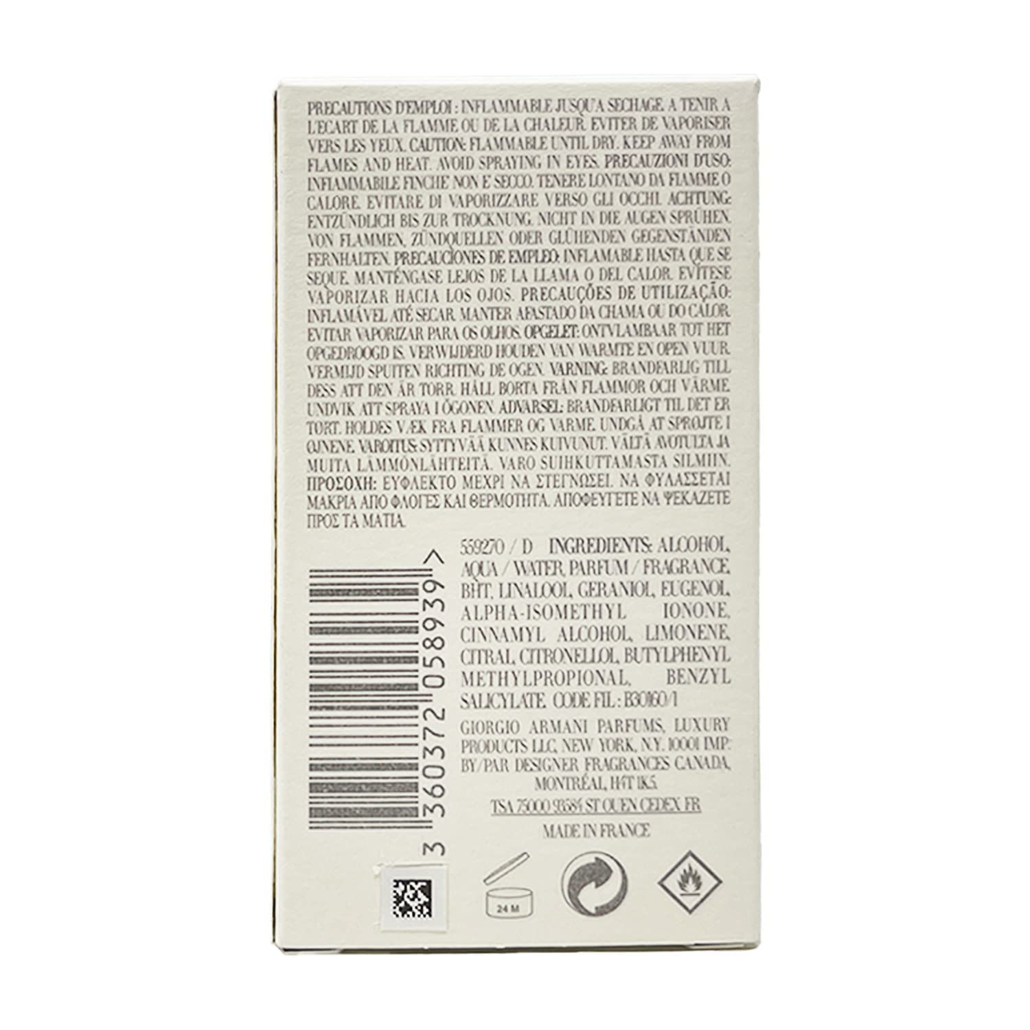 GetUSCart- Acqua Di Gio by Giorgio Armani for Men - 1 oz EDT Spray