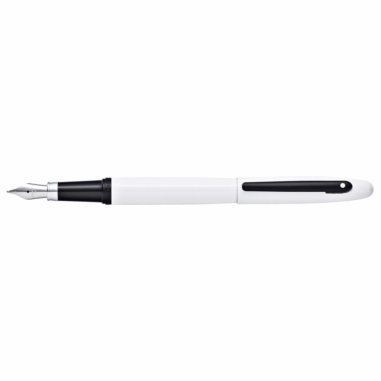 GetUSCart- Sheaffer VFM Glossy White Lacquer w/Matte Black Powder ...