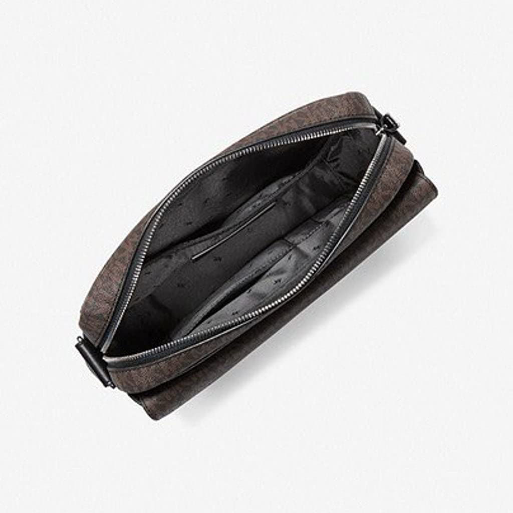 GetUSCart- MICHAEL KORS Cooper Logo Camera Bag (Brown)