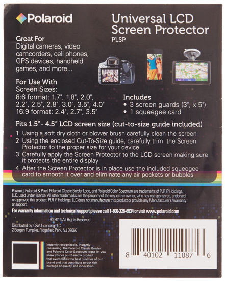 GetUSCart- Polaroid Universal LCD Screen Protector - The Easy Way To ...