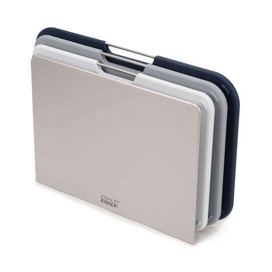GetUSCart- Plastic Cutting Board Set with Storage Stand 3 Different ...